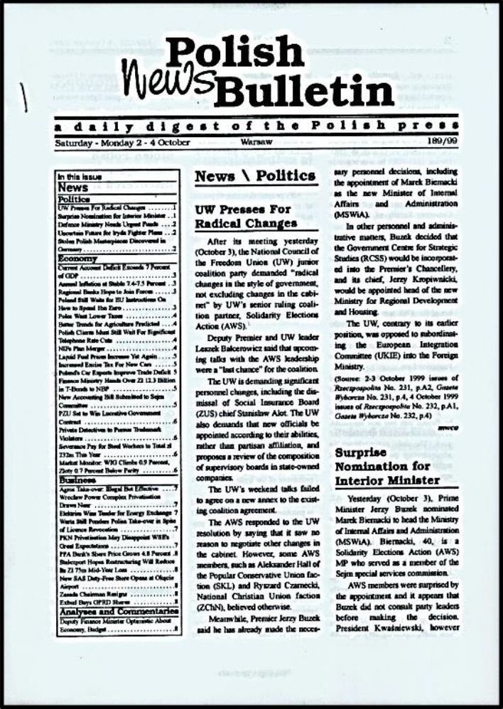 Polish News Bulletin | Ultimate source of curated news from Poland