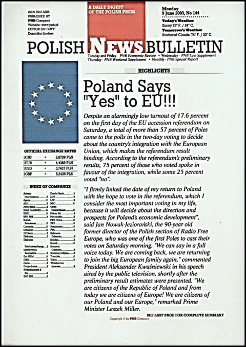 Polish News Bulletin | Ultimate source of curated news from Poland